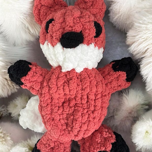 Fingerknit Chunky Elephant Plushie Pattern With Video Tutorial Elephant ...