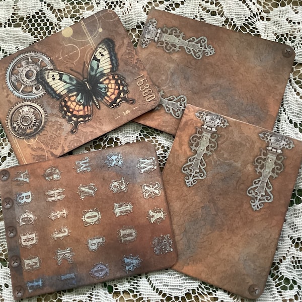 Steam Grunge Notebooks, Printable Notebook, Pocket Book, Notebook for ...