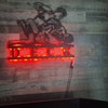 Custom Barber Shop Metal Wall Art With Led Light, Personalized Barber ...