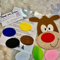 Rudolph Felt Board Story Set, Christmas Rhyme, Teacher Resource - Etsy ...