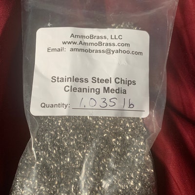 Stainless Steel Chip Media, 10lbs Chips, Brass Casing Cleaning ...