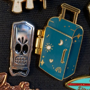 Camping Enamel Pin Travel Enamel Pin | Etsy