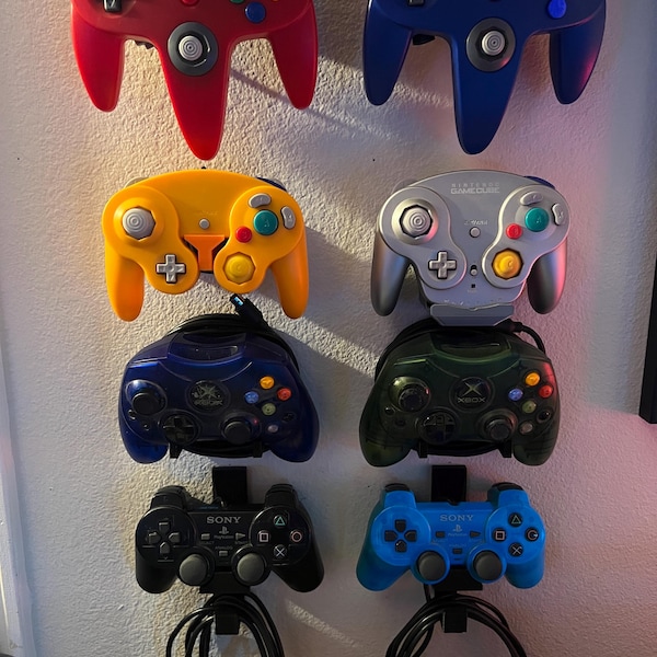 Gamecube Controller Wall Mount - Etsy
