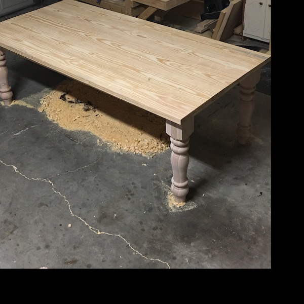 Maple Chunky Farmhouse Dining Table Legs - Set of 4 - 5" X 29 ...