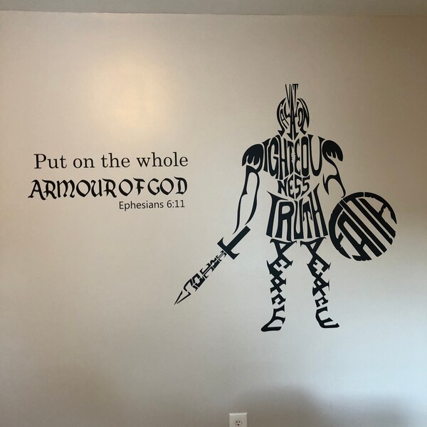 Christian Vinyl Wall Decals, Bible Wall Decal, Bible Verse Decal ...