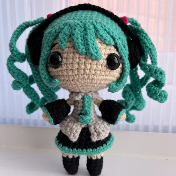 PDF: Hatsune Miku Inspired Amigurumi Doll - Crochet Pattern by ...