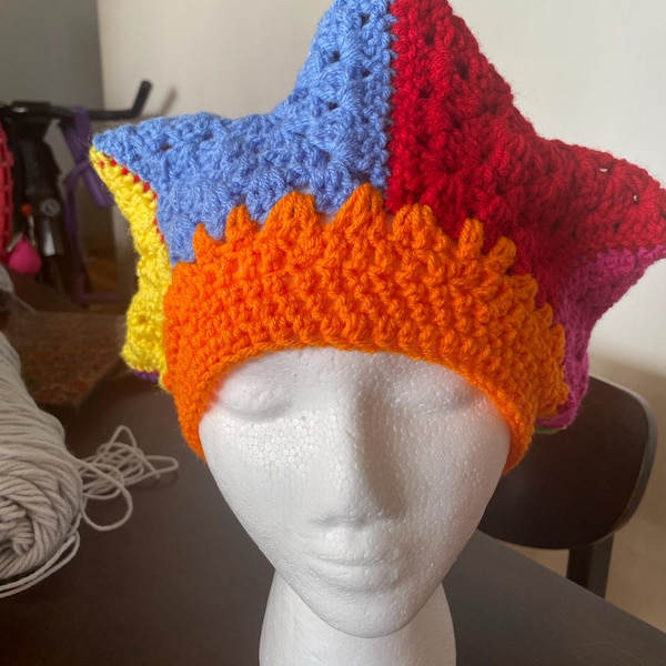 Crown Hat Crochet Pattern, Beginner-friendly Tutorial, Winter Wear ...