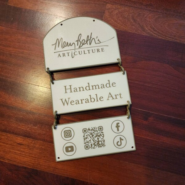 Personalized Sign for Hanging on Pop up Tents, Market Displays, Custom ...