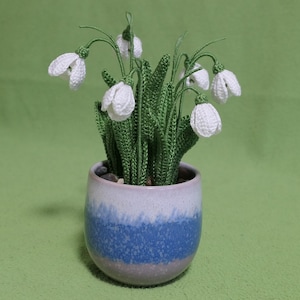 Crochet Snowdrop - Crochet Flower Pattern - Etsy