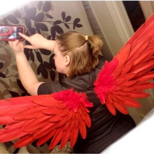 Red Wings DIY Small and Medium Wings PATTERNS and TUTORIAL - Etsy