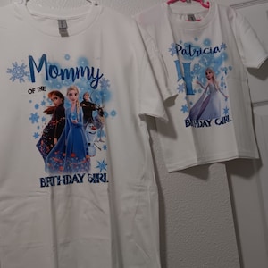 Frozen Birthday Shirt , Elsa Birthday Shirts, Frozen Custom Shirt , Frozen Personalized Tee ...