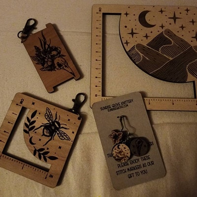 Plumeria Tropical Lei Flower Embroidery Floss Thread Storage Holder ...