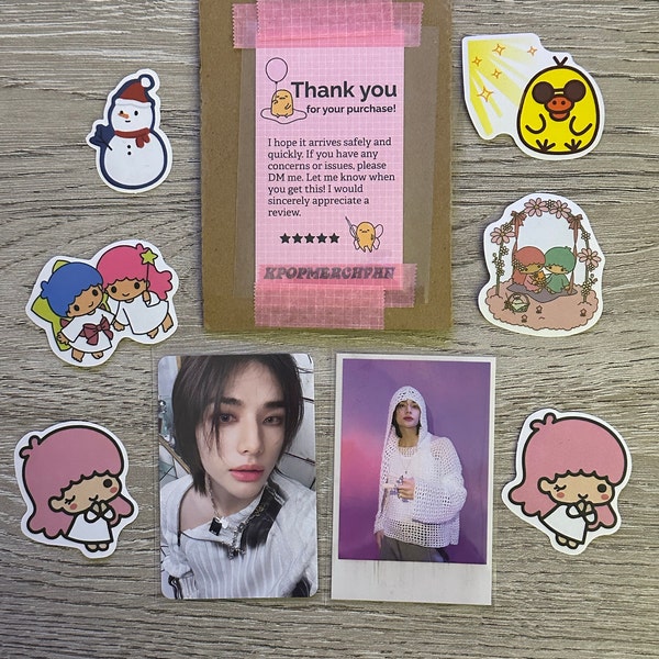 Stray Kids [OFFICIAL] Rock 樂 Star Rockstar Photocard SKZ Felix Hyunjin ...