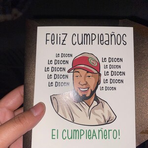 Lunay Birthday Card Latin Birthday Cards Reggaeton Latin - Etsy