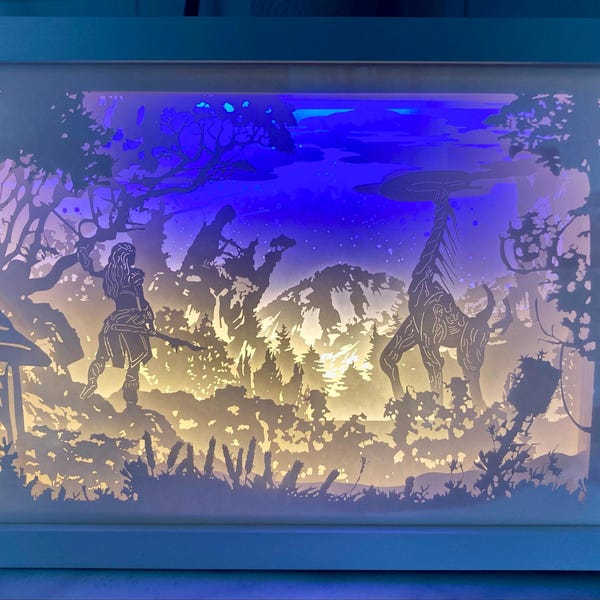 Fallout Light Box | Gaming Room Decor | Gaming Night Light - Etsy