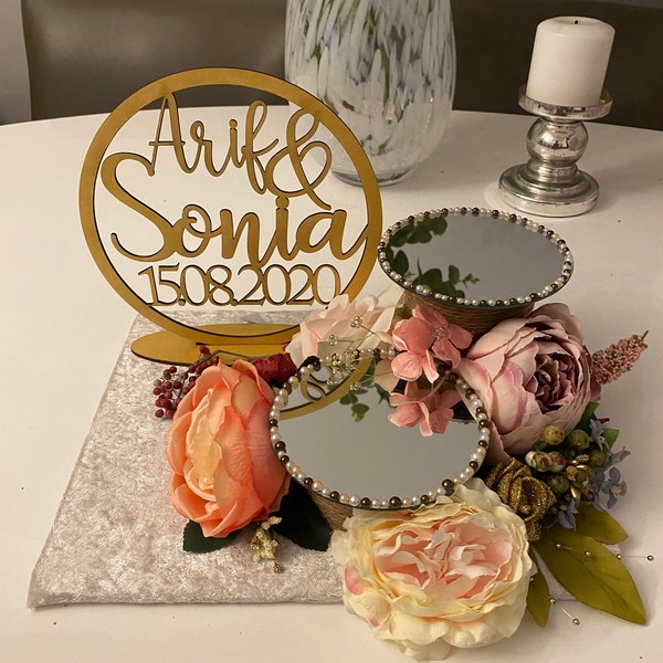 Doodh Pilai Glass, Decorative Glass Set, Doodh Pilai Glass With Mirror ...