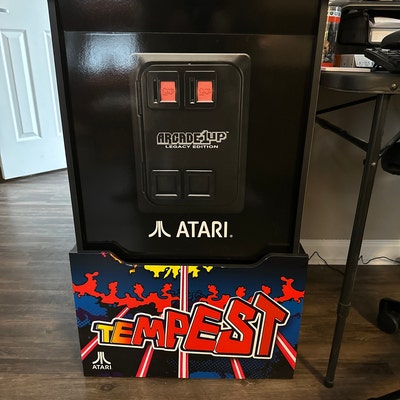 Tempest Arcade 1up Cabinet Riser Graphics Decals Stickers - Etsy