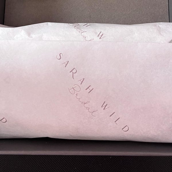 Custom Printed Tissue Wrapping Paper, Your Logo, Name and Message ...