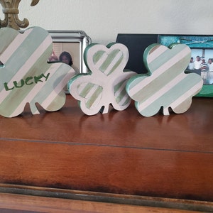 Shamrock Cutout Three Leaf Clover Wood Craft DIY Craft for - Etsy