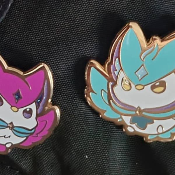 Little Legends Enamel Pin Dango Riku Saki Hushtail Featherknight ...