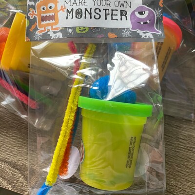 Make Your Own Monster Tags for Treat Bags//instant Download - Etsy