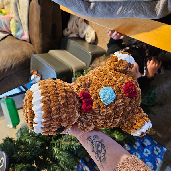 Two Headed Plushie, Two Headed Crochet Bear, Crochet Zombie Bear ...