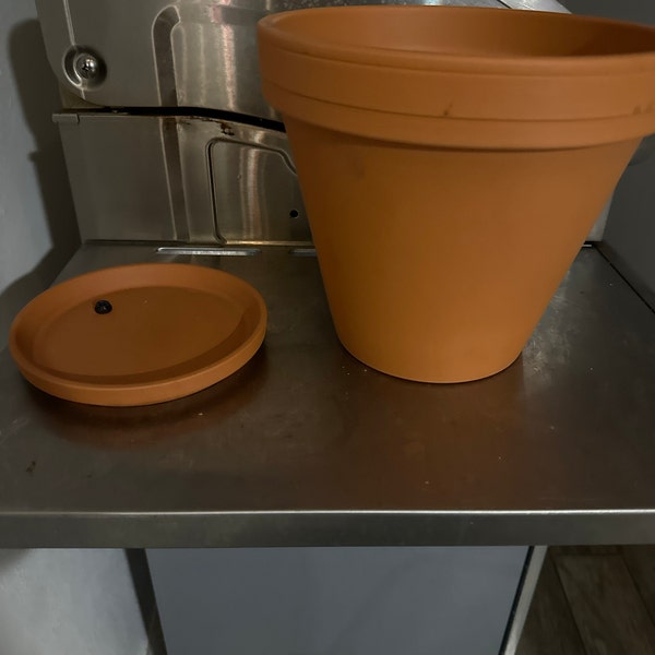 Large 8 Inch Terracotta Planter Pots | Terracotta Pots With Drainage ...