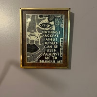 Community is Resistance Lino Style Illusration Block Style - Etsy