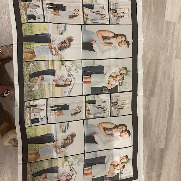 Black and White Photo Collage Suit Lining for Tuxedo Jacket Wedding ...