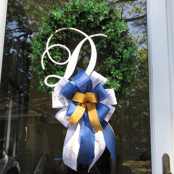 Congratulations Bow, Graduation Bow, Wedding Bow, Wreath Bow, Lantern ...