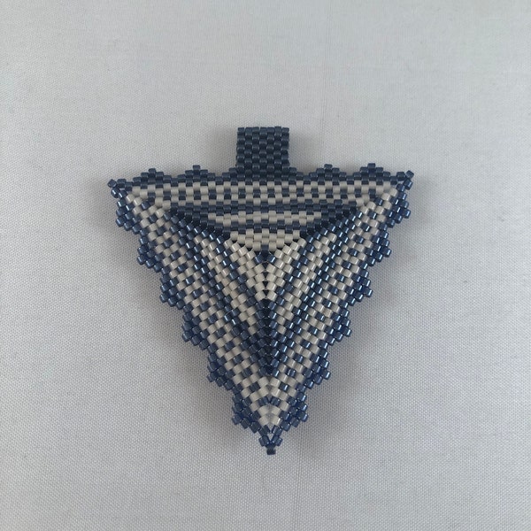 Tutorial Peyote Triangle Pendant-beading Tutorial, Instant Download ...