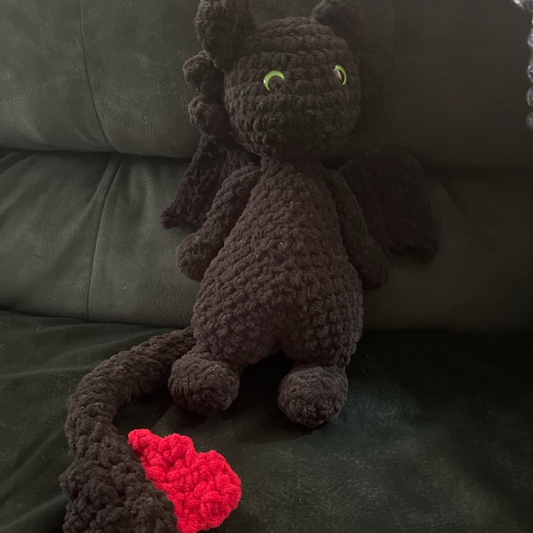 PLUSHIE Version - Nova the Fury Dragon PDF Crochet Pattern - Etsy