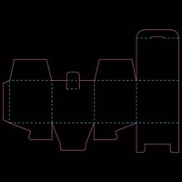 Curvy Box Vorlage SVG, Curvy Box Vorlage SVG, Box Vorlage SVG für ...