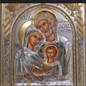 Virgin Mary Three-handed Silver Christian Orthodox Icon / - Etsy