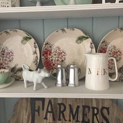 Cera Glass Golden Grapes-green Roly Poly Set of 6 - Etsy