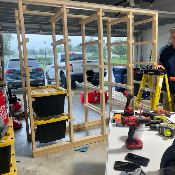 ALL Plans in One -mobile Garage Storage Rack Plans/ All Sizes Included ...