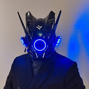 Cyberpunk Mask-cyberpunk Cosplay Helmet-samurai Mask-cyberpunk - Etsy