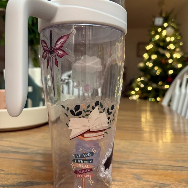 Open Magical Books Waterproof Sticker | Bookish Kindle and Water Bottle ...