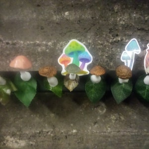 Mushroom Fairy Garden Hair Barrette - Etsy