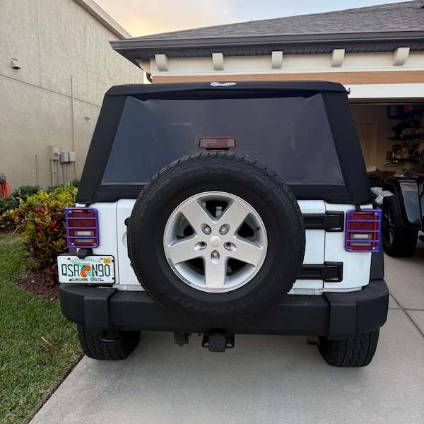 Aftermarket Jeep Wrangler Tail Light Covers! Compatible With 2007-2017 ...