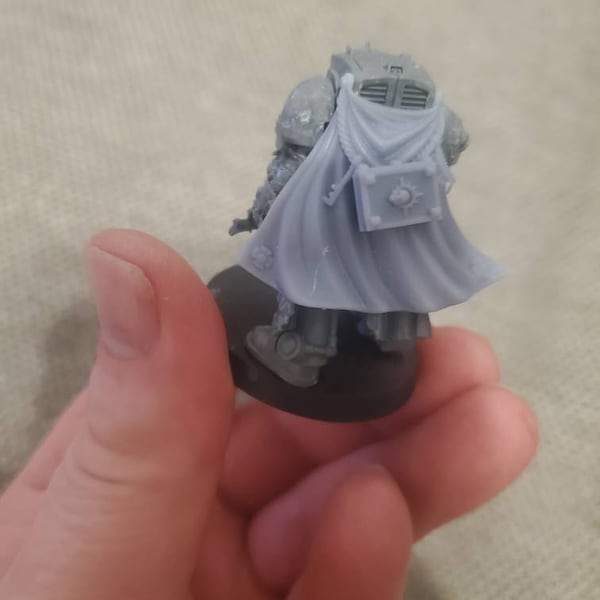 3D Printed Krieg Commissar Miniature by 3dartguy - Etsy