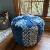 Patchwork Pouf PDF Sewing Pattern Moroccan Ottoman Pattern - Etsy Australia