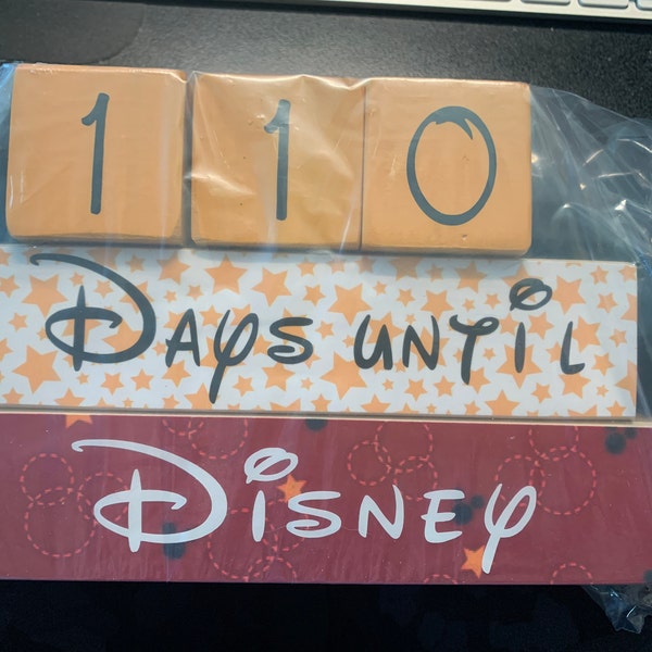 Disney Countdown, Disney World Countdown, Disneyland, Countdown Blocks ...