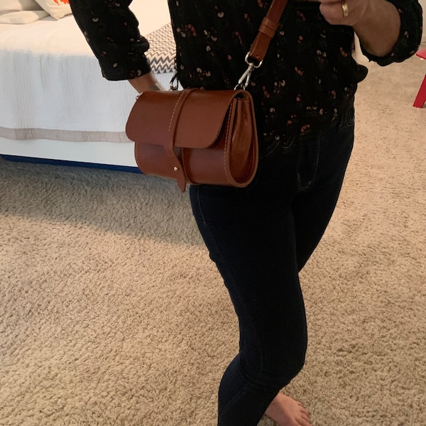 Leather Convertible Fanny Packs and Shoulder Bag, Minimalist Womens ...