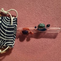 Fish in Ocean GLASS STRAW Reusable Straws Glass Straws Boba Straws ...