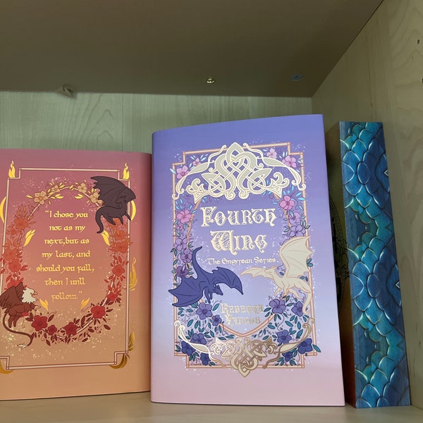 Fourth Wing Rose Gold Dust Jacket - Etsy