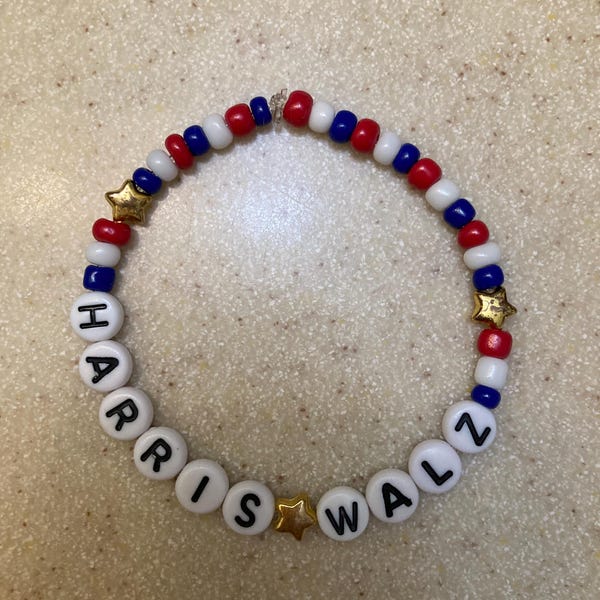 Kamala Harris Election 2024 Fight Bracelets Blue Bracelet Democratic ...