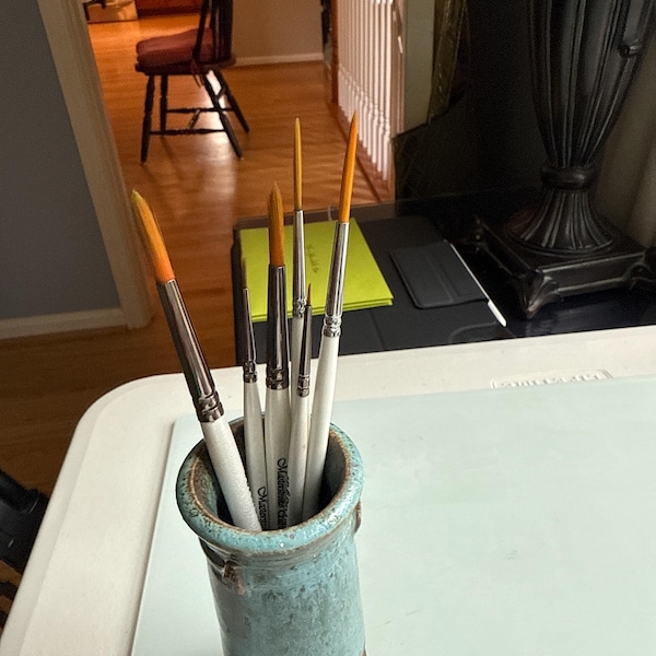 Watercolour Flower Painting Brush Set | Blooms Paintbrush Bundle | Pro ...