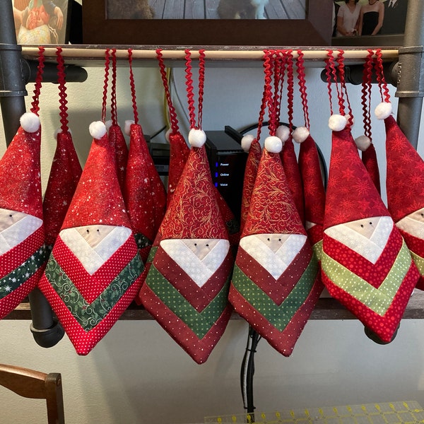 Santa Log Cabin Pattern (DOWNLOADABLE) - Etsy