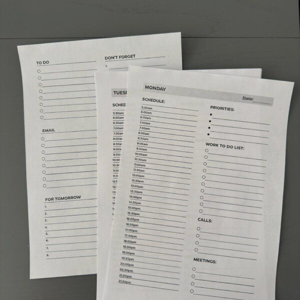 Floral to Do List Printable, Cute Daily Task List Template, PDF, A4,A5 ...